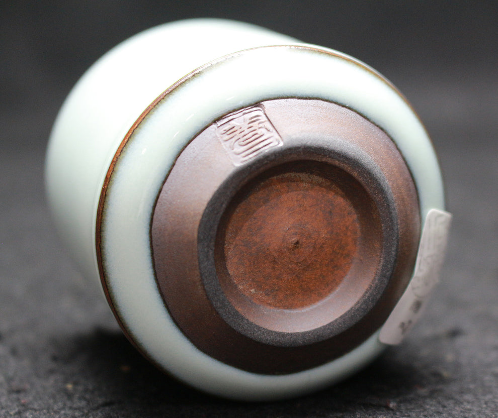 26044 人間国宝 福島善三 中野月白瓷ぐい呑 FUKUSHIMA Zenzou – アート飛田